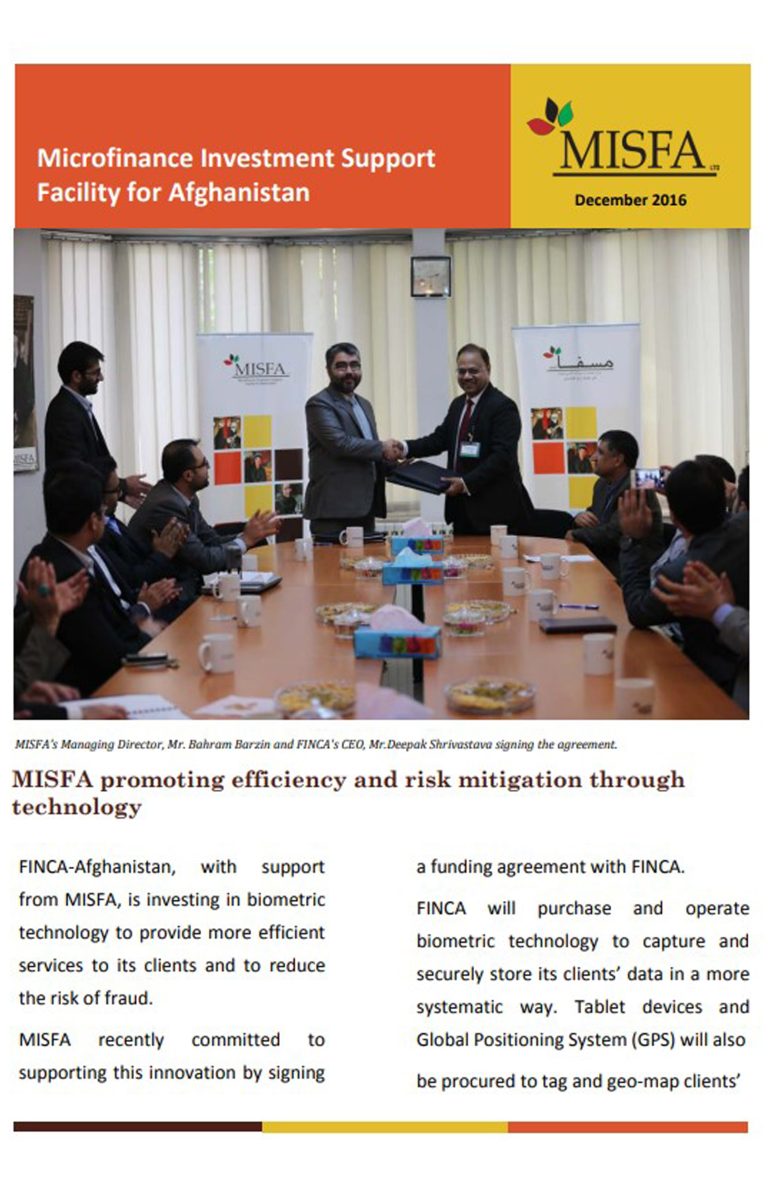 Publications – Microfinance Investment Support Facility for Afghanstan