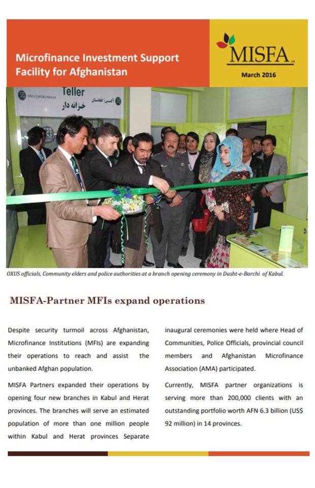 Publications – Microfinance Investment Support Facility for Afghanstan